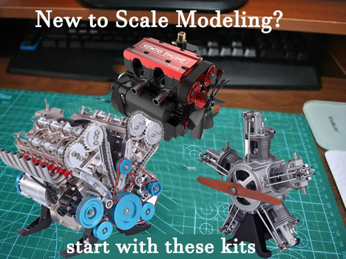 Top Three Kits to Get Started With Scale Modeling for Beginners | Stirlingkit - Stirlingkit