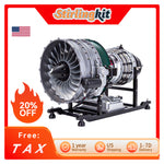TECHING DIY Twin-spool Turbofan Engine Kits Assembly 1/10 Electric ...