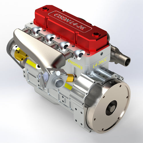 CISON L4-205-OHV 20.5cc Gas-powered Inline 4-Cylinder RC Engine Model ...