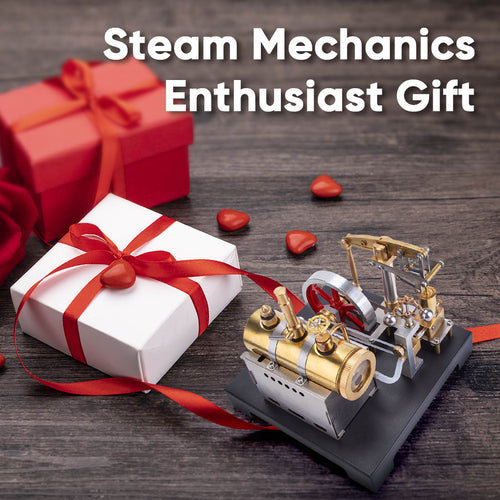 RETROL DIY Steam Beam Engine Model with Boiler & Centrifugal Flyball ...