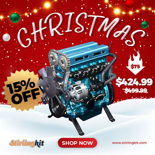 Inline 4 Engine Model Kits | Building a 4-Cylinder Engine Model Kit ...