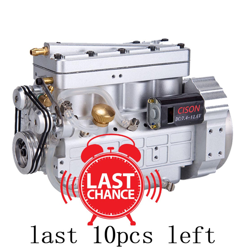 CISON L4-175 17.5cc Miniature OHV Four-cylinder Four-Stroke Engine Kits ...