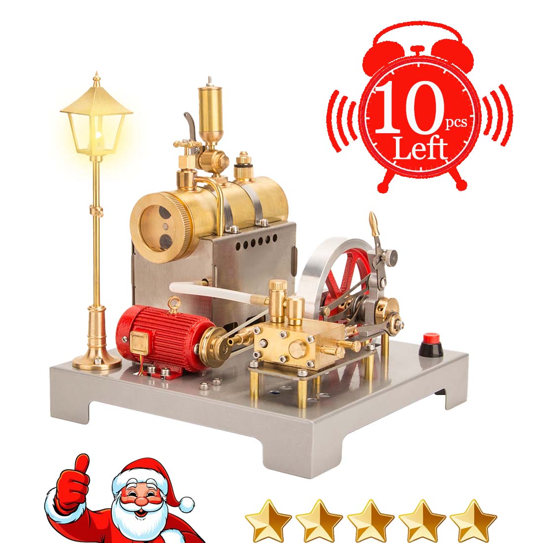 RETROL SE-02 DIY Horizontal Mill Steam Engine Boiler Model Kits with ...