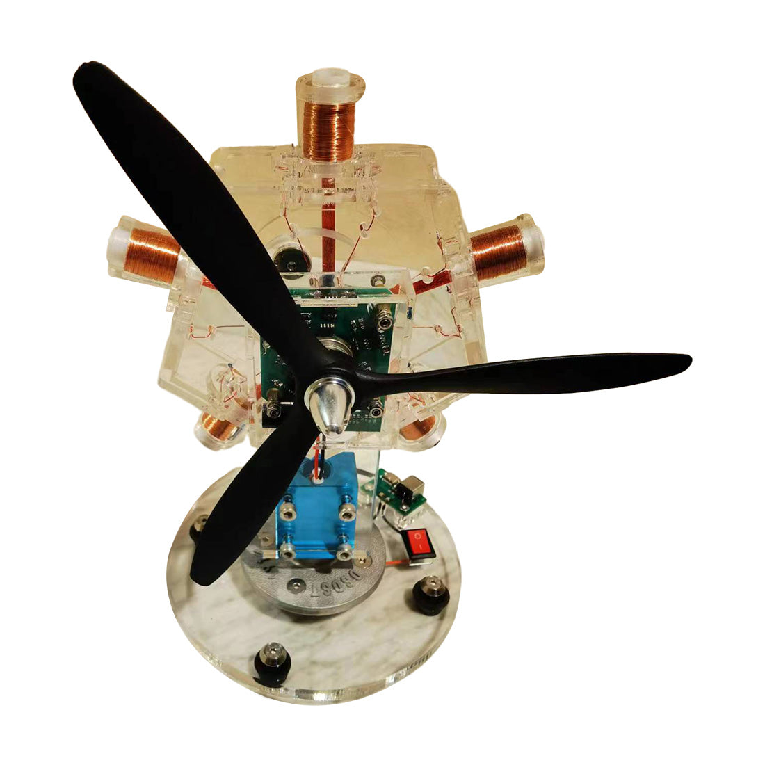 5 Cylinder Electromagnetic Radial Solenoid Engine Model - Stirlingkit