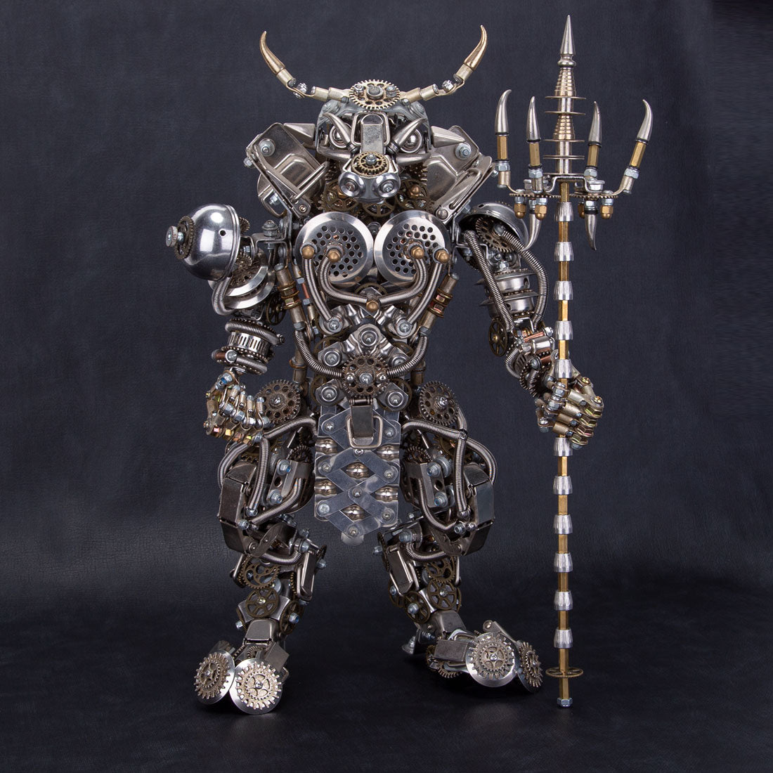 Bull-Headed Demon Minotaur 3D DIY Metal Assembly Model Building Kits ...