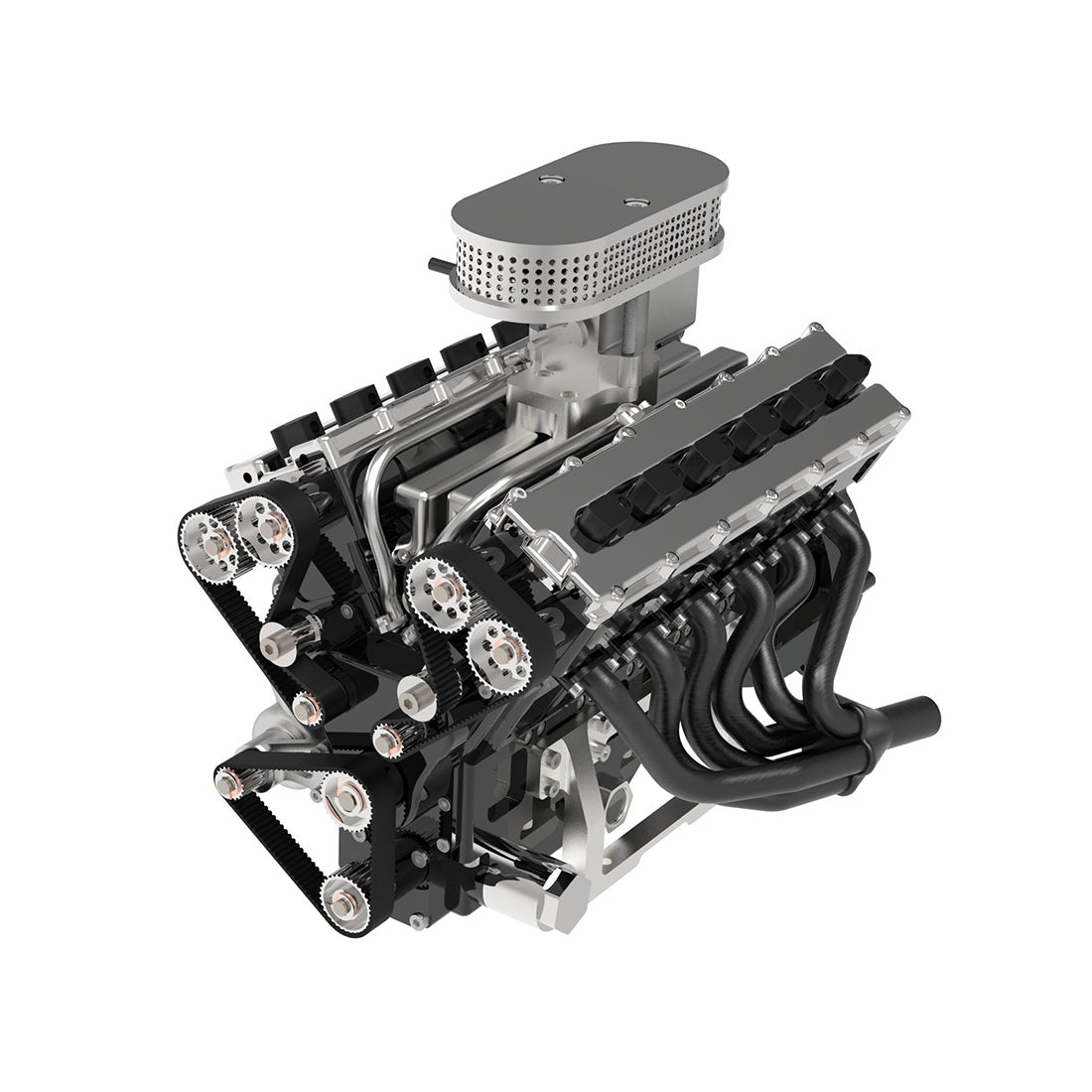 ENJOMOR V12 GS-V12 72CC Large Scale V12 DOHC Four-Stroke Gasoline ...