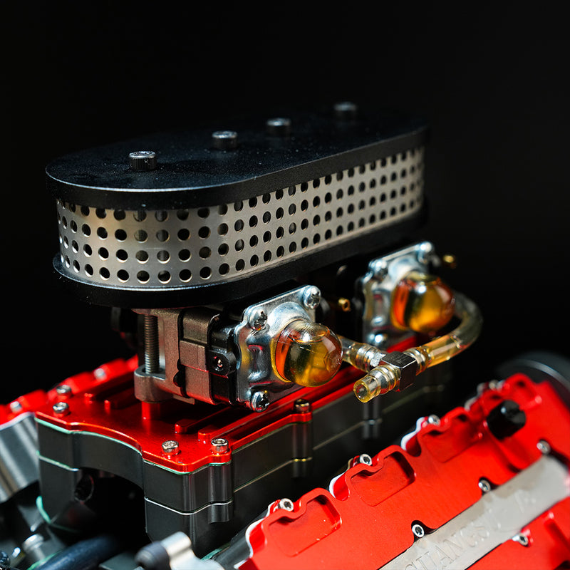 ENJOMOR V8 78CC GS-V8 Working Scale Model Engine Gas DOHC 4 Stroke ...