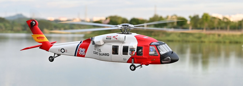 FLYWING UH-60 RTF 2.4G 6CH 470-Class Large Scale GPS Military RC ...