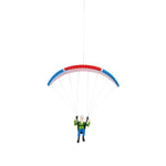 Mini Parachute Ornament Paragliding Pilot Model Toy Gift - stirlingkit