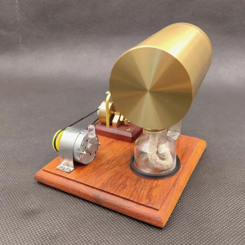 Miniature WigWag Oscillating Steam Engine Generator Model Set - Stirlingkit