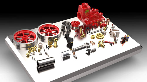 Hit And Miss Engines Retro Hit And Miss Engine HM-01 7cc 4-Stroke ...