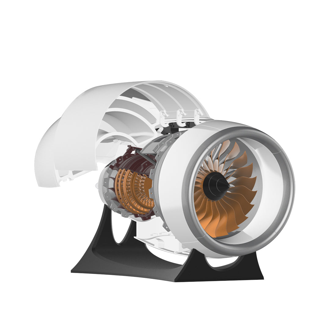 SkyMechman NTR-900 Building a 1/30 Turbofan Engine Model Kit - Build ...