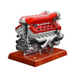 TECHING DM108 Metal V12 Engine Model Kits Build Your Own V12 Supercar ...