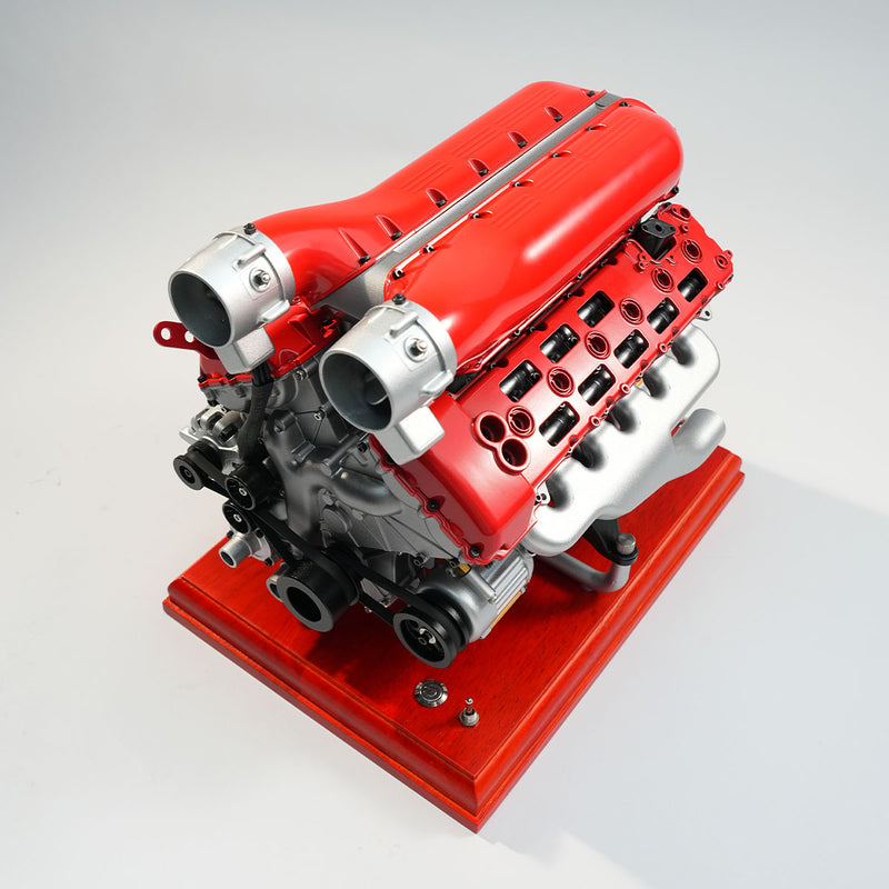 TECHING DM108 Metal V12 Engine Model Kits Build Your Own V12 Supercar ...