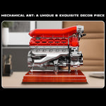 TECHING DM108 Metal V12 Engine Model Kits Build Your Own V12 Supercar ...