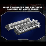 TECHING DM108 Metal V12 Engine Model Kits Build Your Own V12 Supercar ...