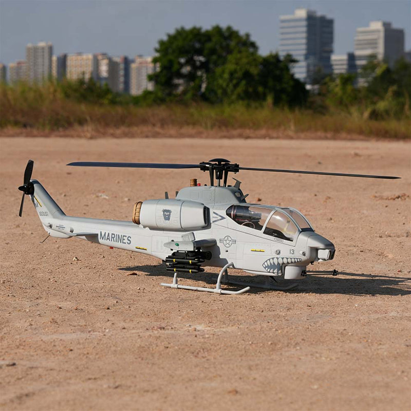 WOLFBUSH & ROBAN AH-1W Cobra 470-Class Military GPS Large RC Helicopter ...