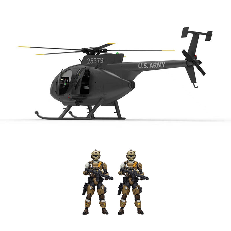 YU XIANG F119S MD500 MH-6 Little Bird Military GPS RC Helicopter Model ...