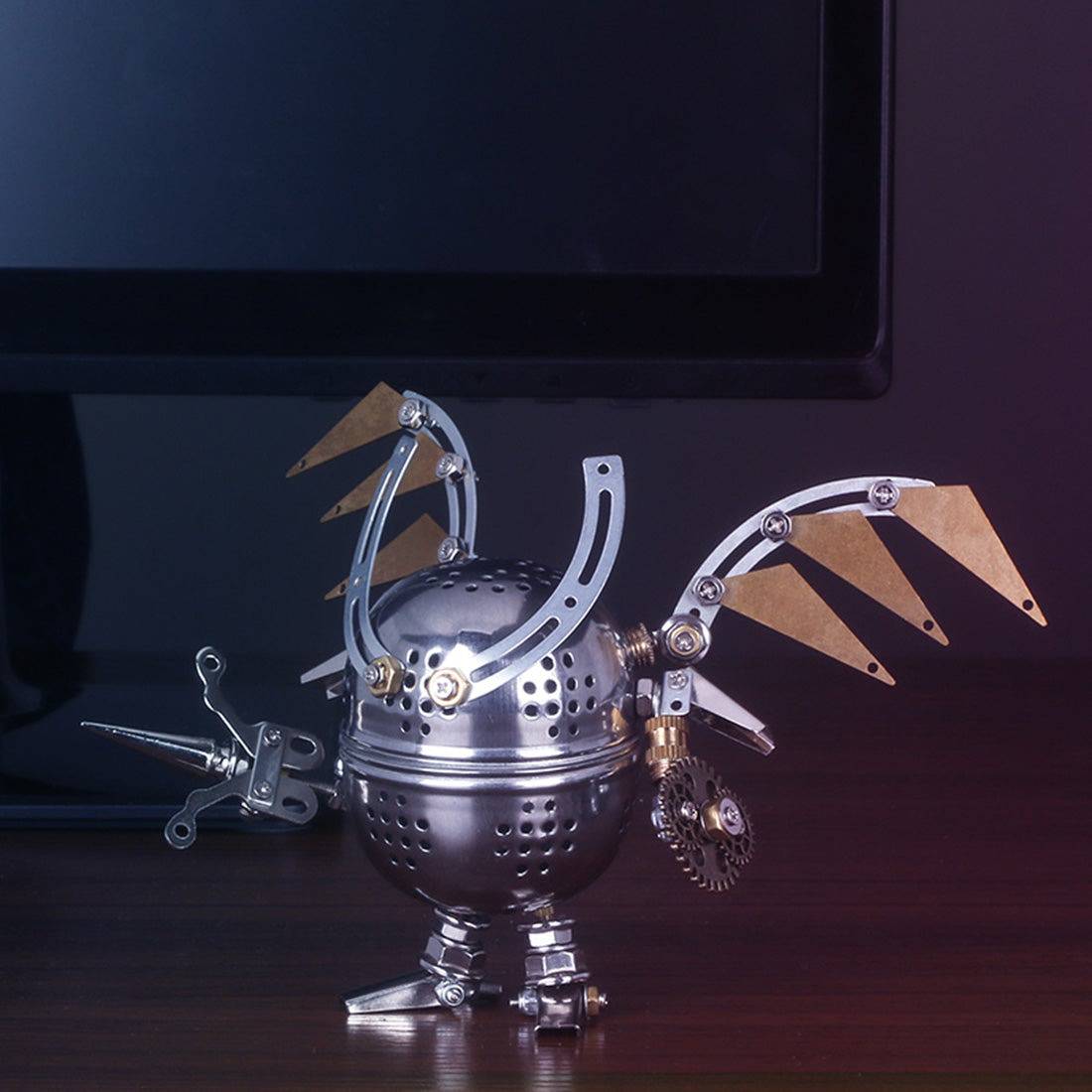 139+Pcs DIY Metal Puzzle Model Kit 3D Assembly Mechanical Jigsaw Craft for Home Decor - Stirlingkit