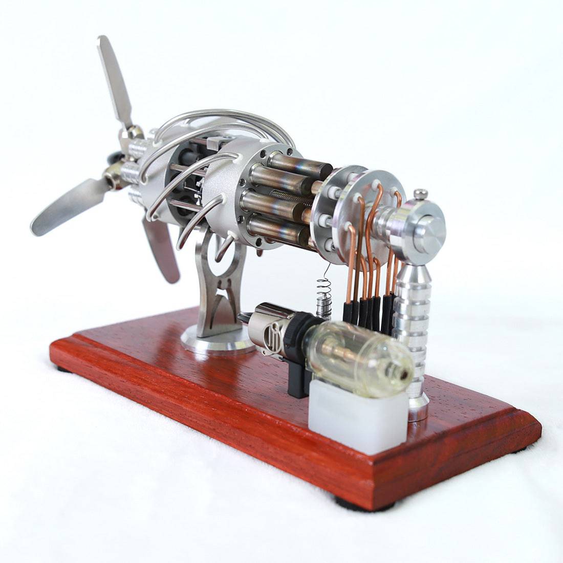 16 Cylinder Stirling Engine Model Creative Motor Engine Generator Toy ...