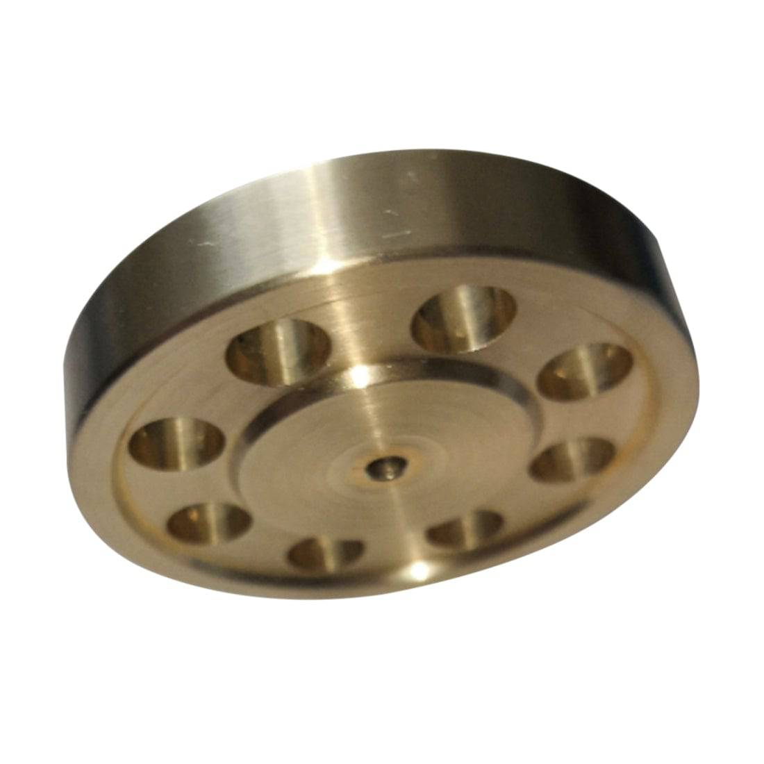44mm Diameter 3mm Center Bore 8 Hole DIY Accessory Brass Flywheel for ...