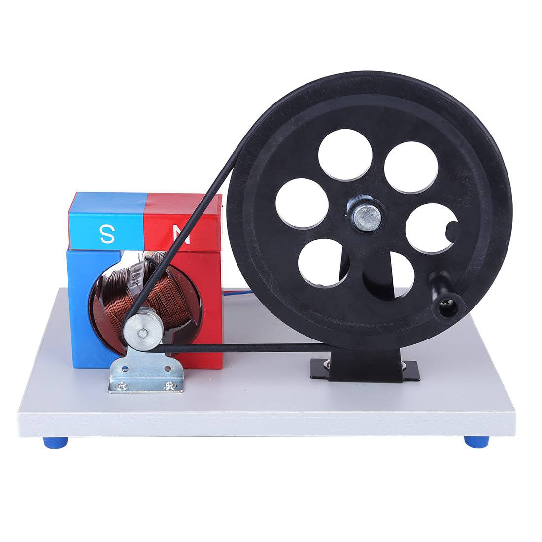 DIY Hand Electricity Generator Model AC-DC Electric Generator Physical ...