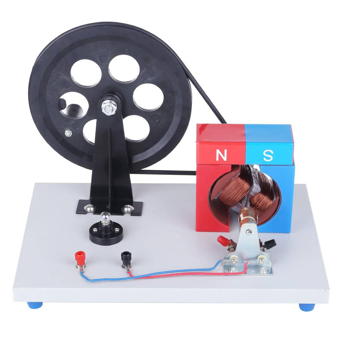 DIY Hand Electricity Generator Model AC-DC Electric Generator Physical ...