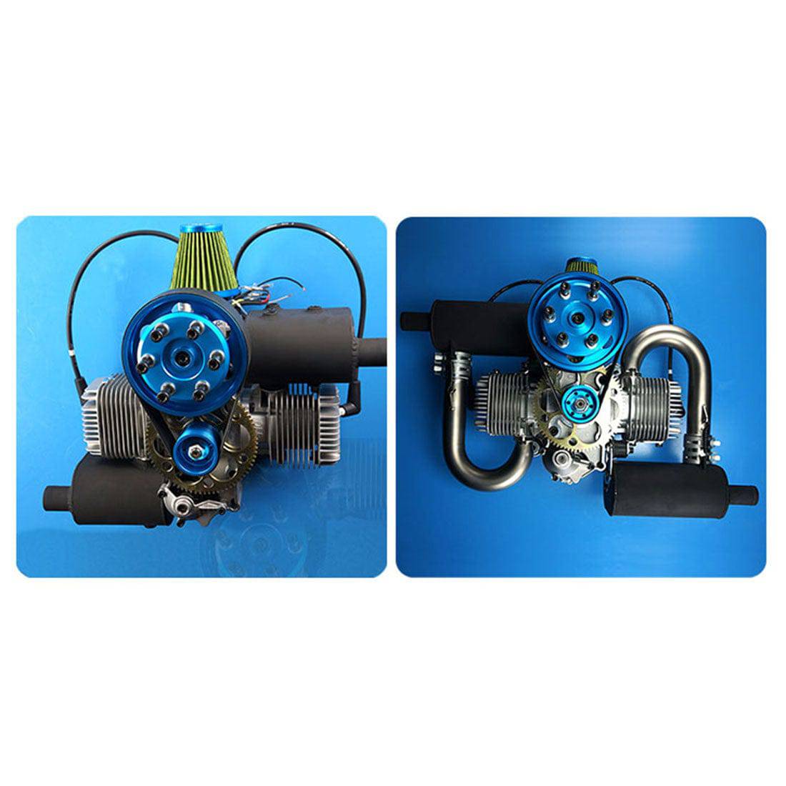 DLE200 Powered Parachutes Gasoline Engine Two-cylinder Two Stroke Air ...