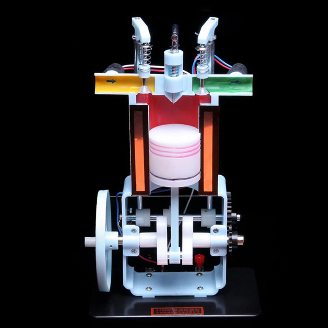 Diesel Engine Model Working Principle Physics Experiment Internal ...