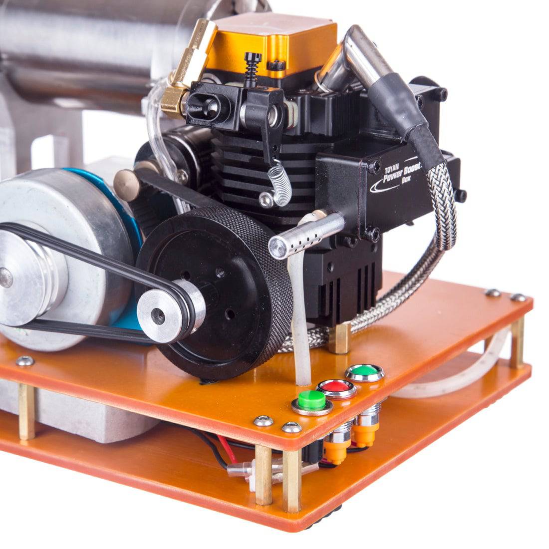 TOYAN 4 stroke Gasoline Engine DIY 12V Electric Generator Science ...