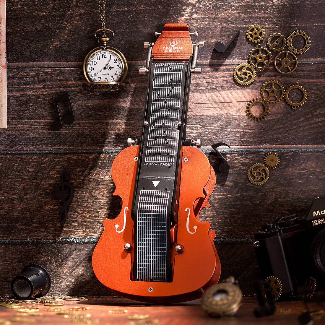 Teching Metal Violin Puzzle Model Assembler Kit Assembly Stem ...