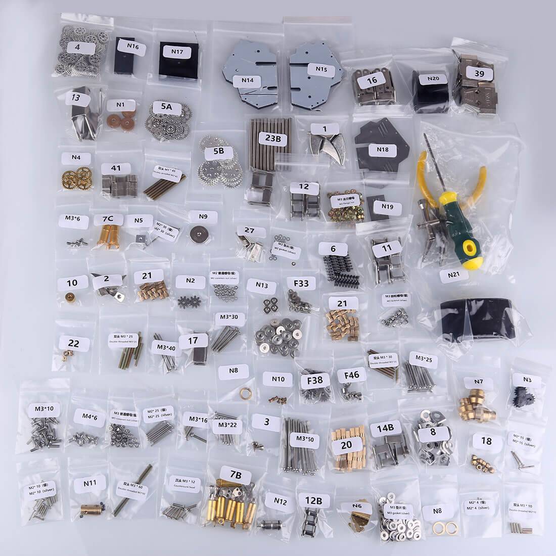 DIY Mechanical Watch Metal Assembly Mecha Creative Decor Model ...