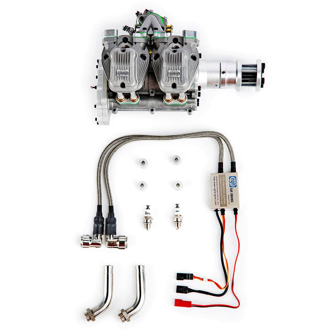 ngh GF60i2 60cc Inline Four Stroke Double Cylinder Air Cooled Gasoline ...