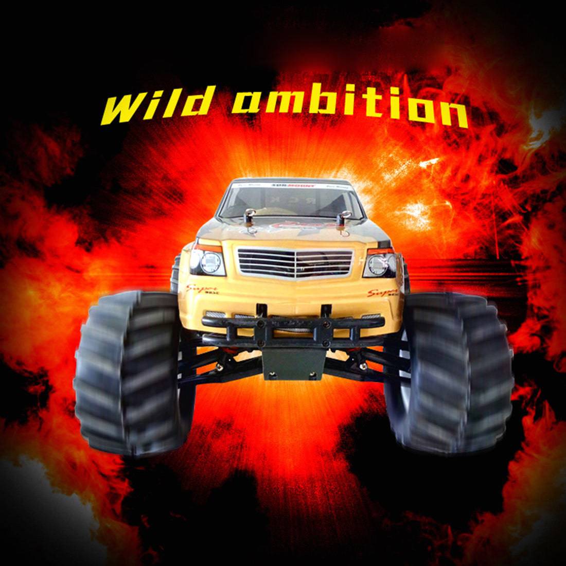 1/8 2.4G Gasoline RC Car Off-road Model 60KM/H with Two-stage Gearbox ...