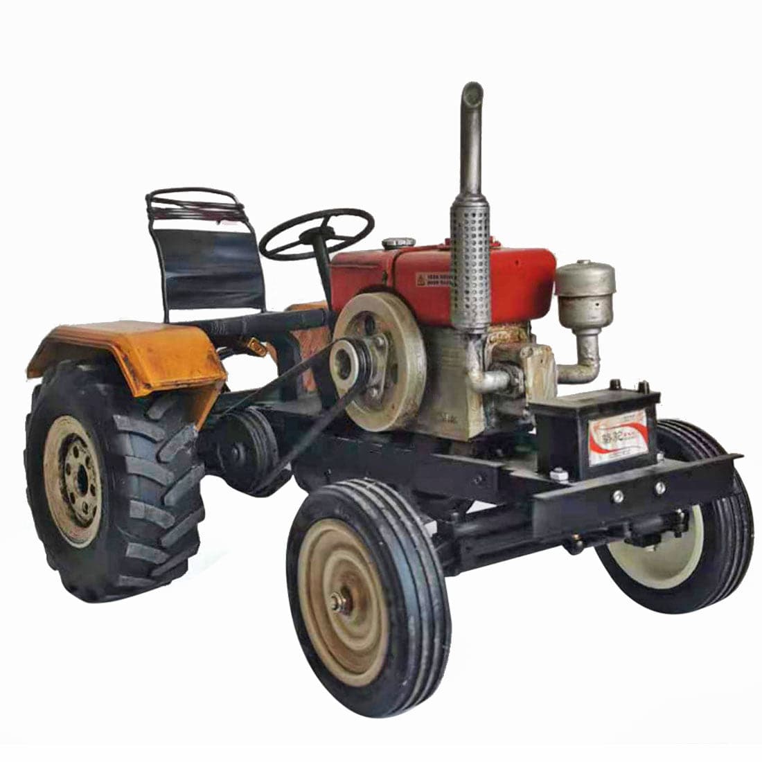 2.4G RC Electric 4×2 Vintage Tractor Truck Model Farm Toys Scale 1:10 ...
