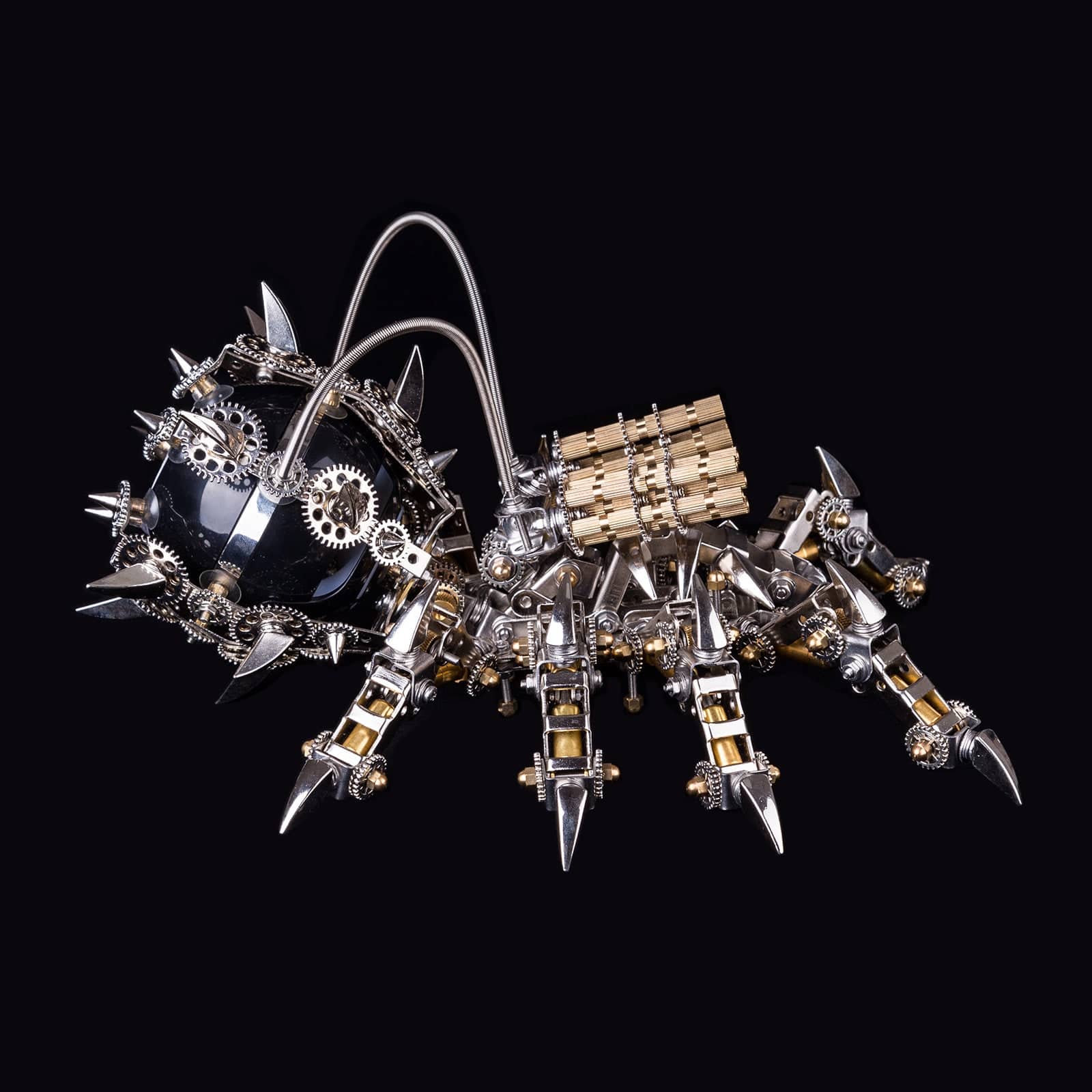 2-in-1 DIY Stainless Steel 3D Tarantula Scorpion Puzzle Model Kit with ...