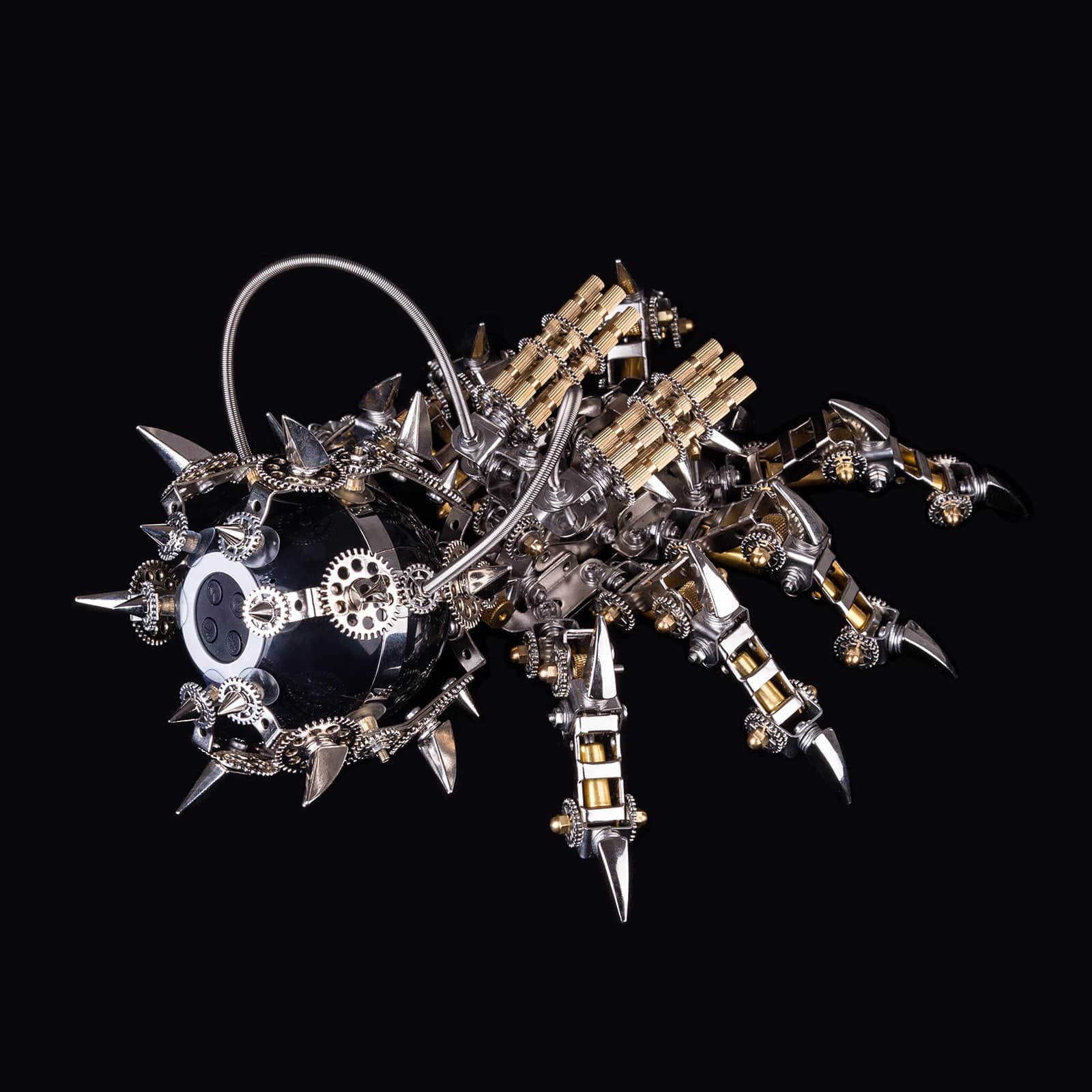 2-in-1 DIY Stainless Steel 3D Tarantula Scorpion Puzzle Model Kit with ...