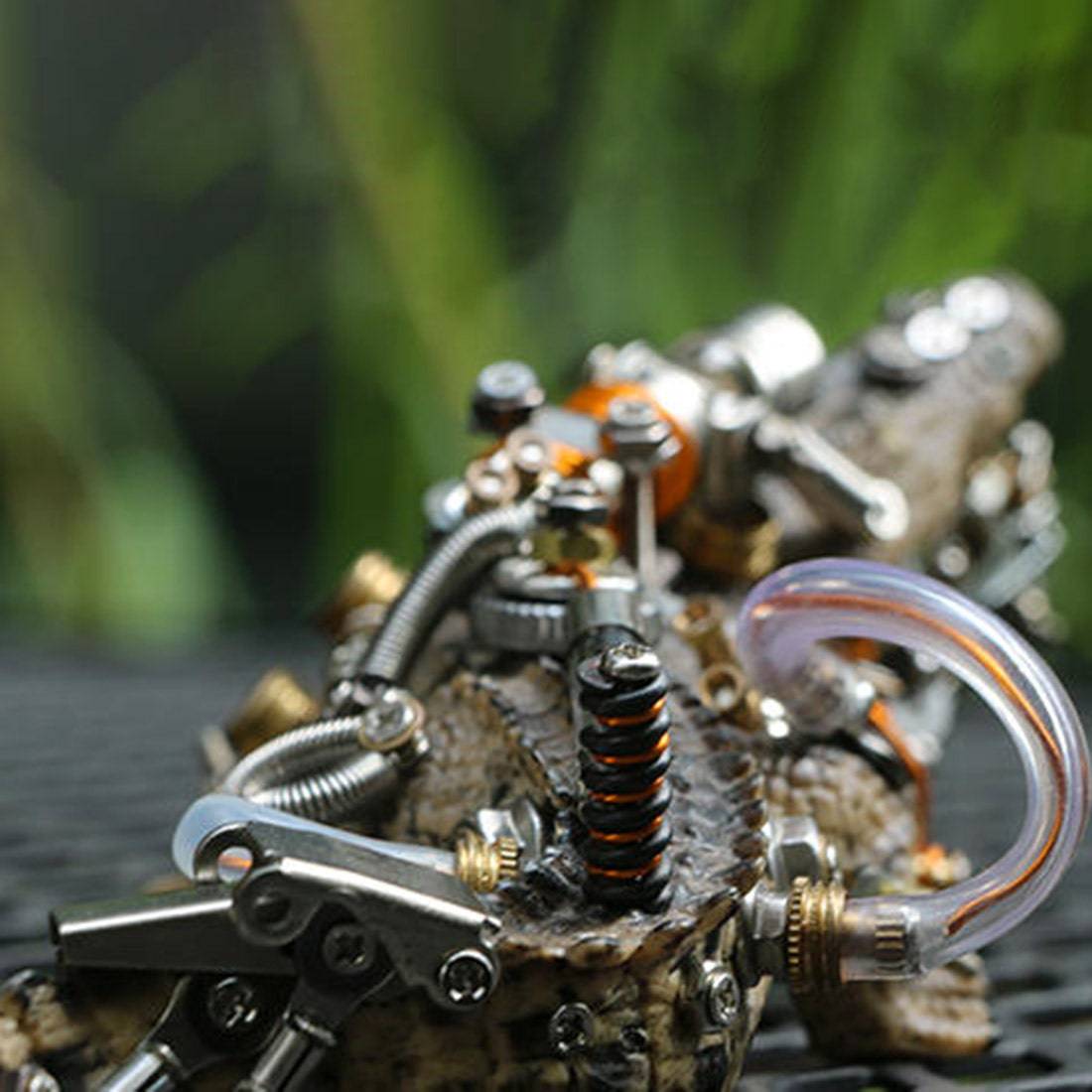 547PCS+ DIY Mechanical Variation Crocodile Desktop Decoration Exquisite ...