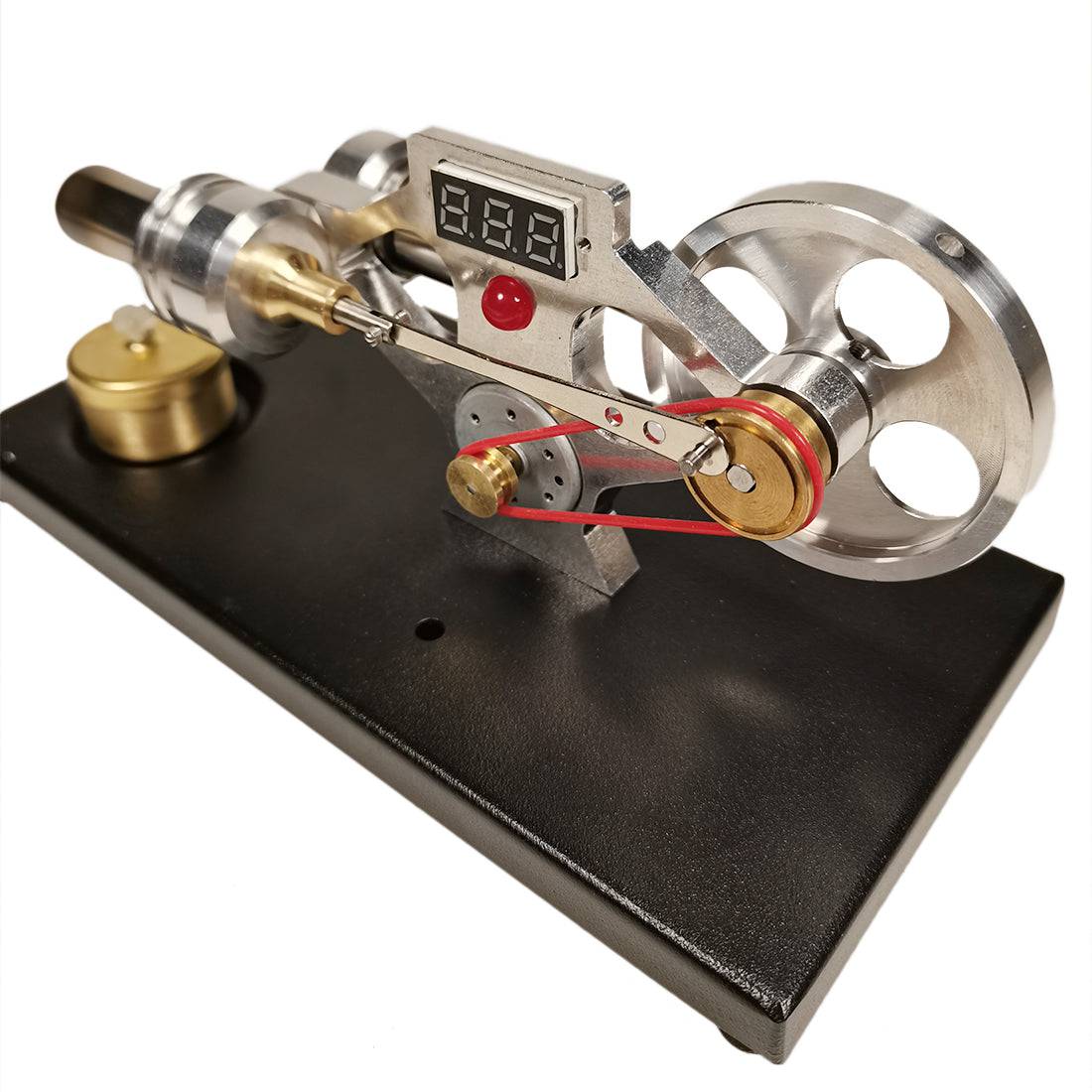 γ Type Digital Stirling Engine Model with Glow Lamp Bead Science ...