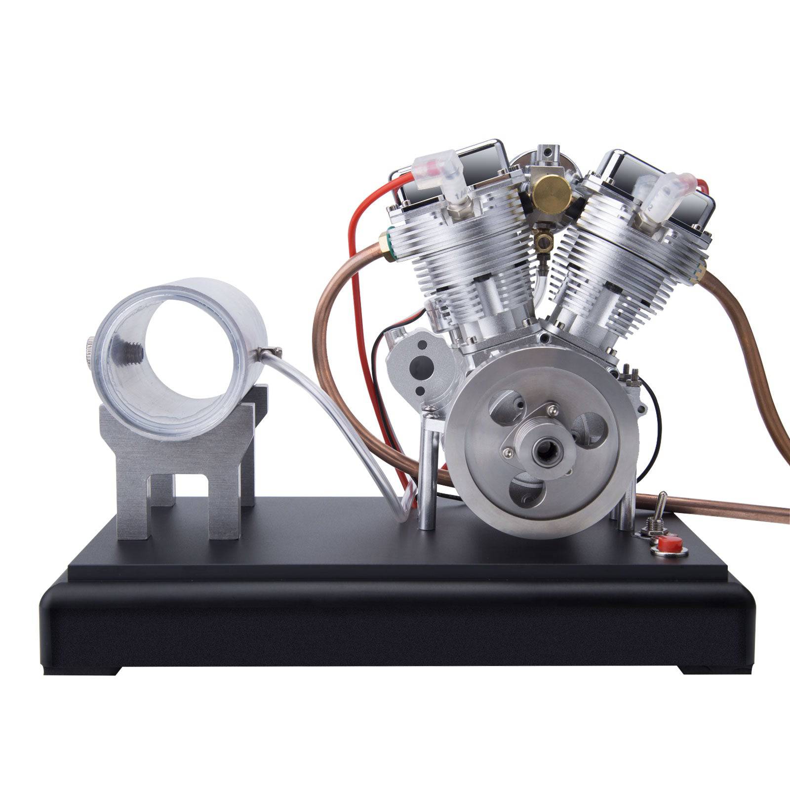 CISON FG-VT9 9cc V2 V Twin Model Engine with Air Filter Base Tank Set ...