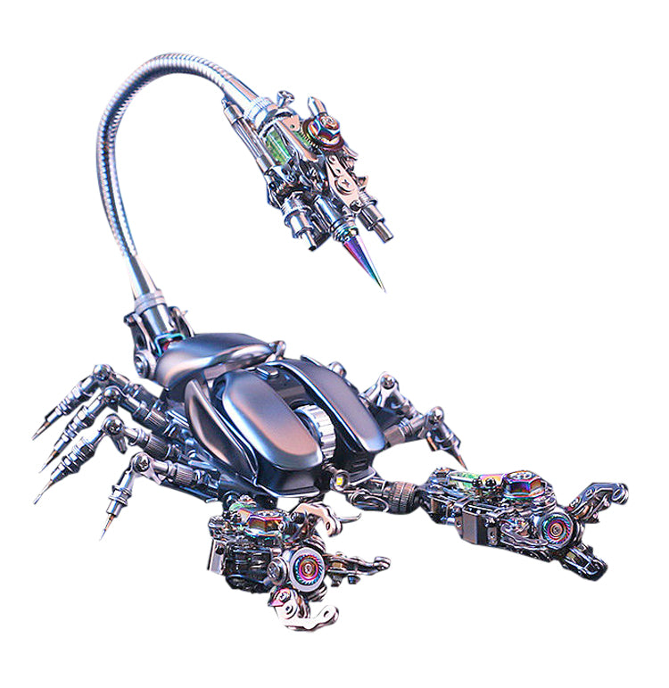 DIY Assembly Mouse On the Scorpion Metal Model Kits - Stirlingkit