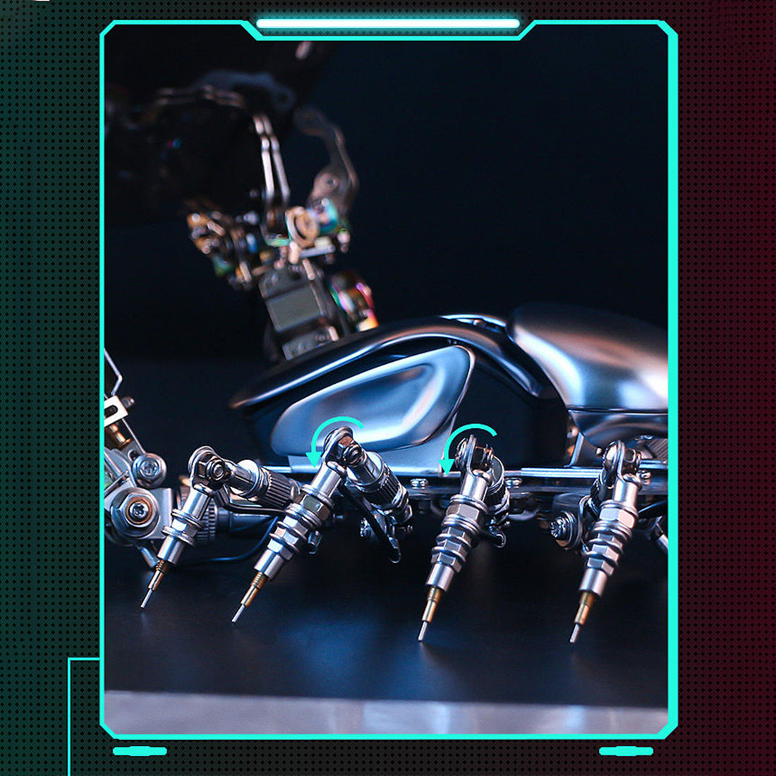 DIY Assembly Mouse On the Scorpion Metal Model Kits - Stirlingkit