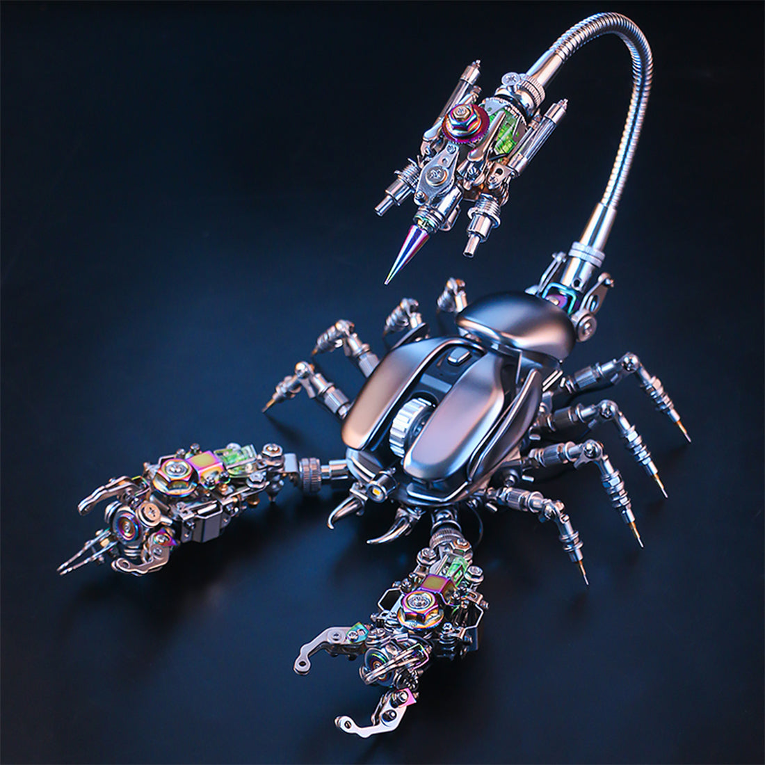 DIY Assembly Mouse On the Scorpion Metal Model Kits - Stirlingkit