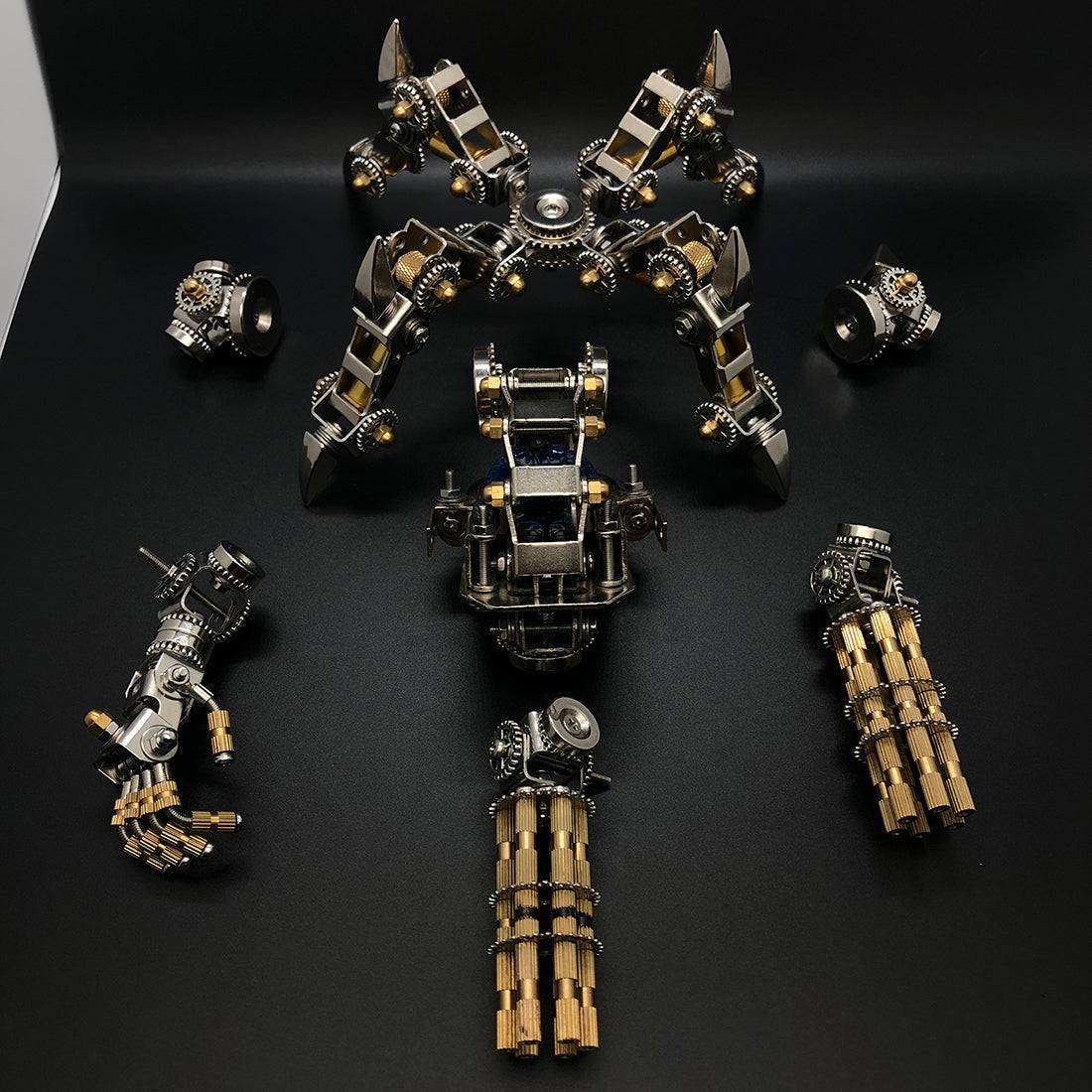 DIY Stainless Steel 3D Magnetic Chaser Mecha Model Kit without Speaker ...