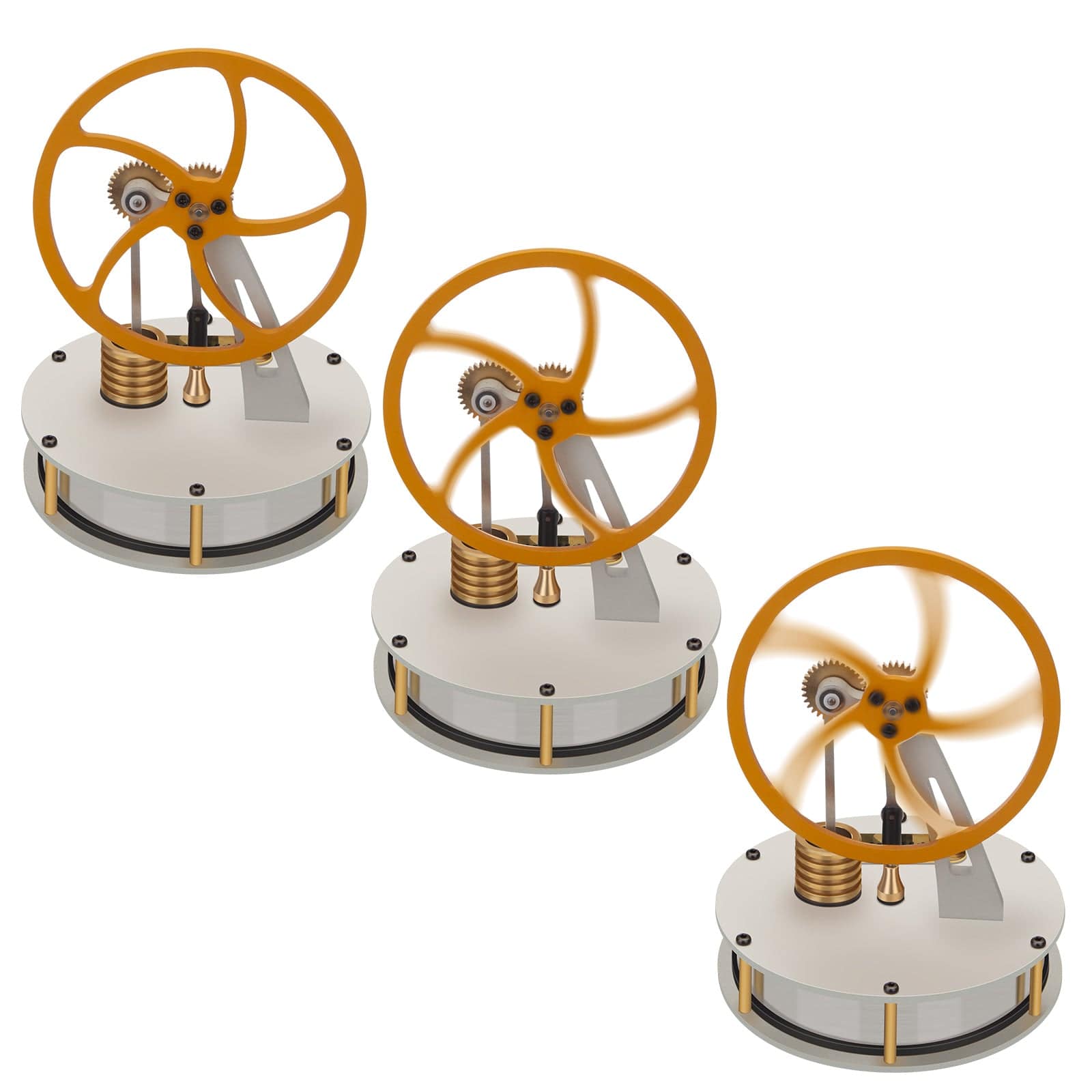 ENJOMOR Gamma Type Low Temperature Stirling Engine Coffee Engine ...