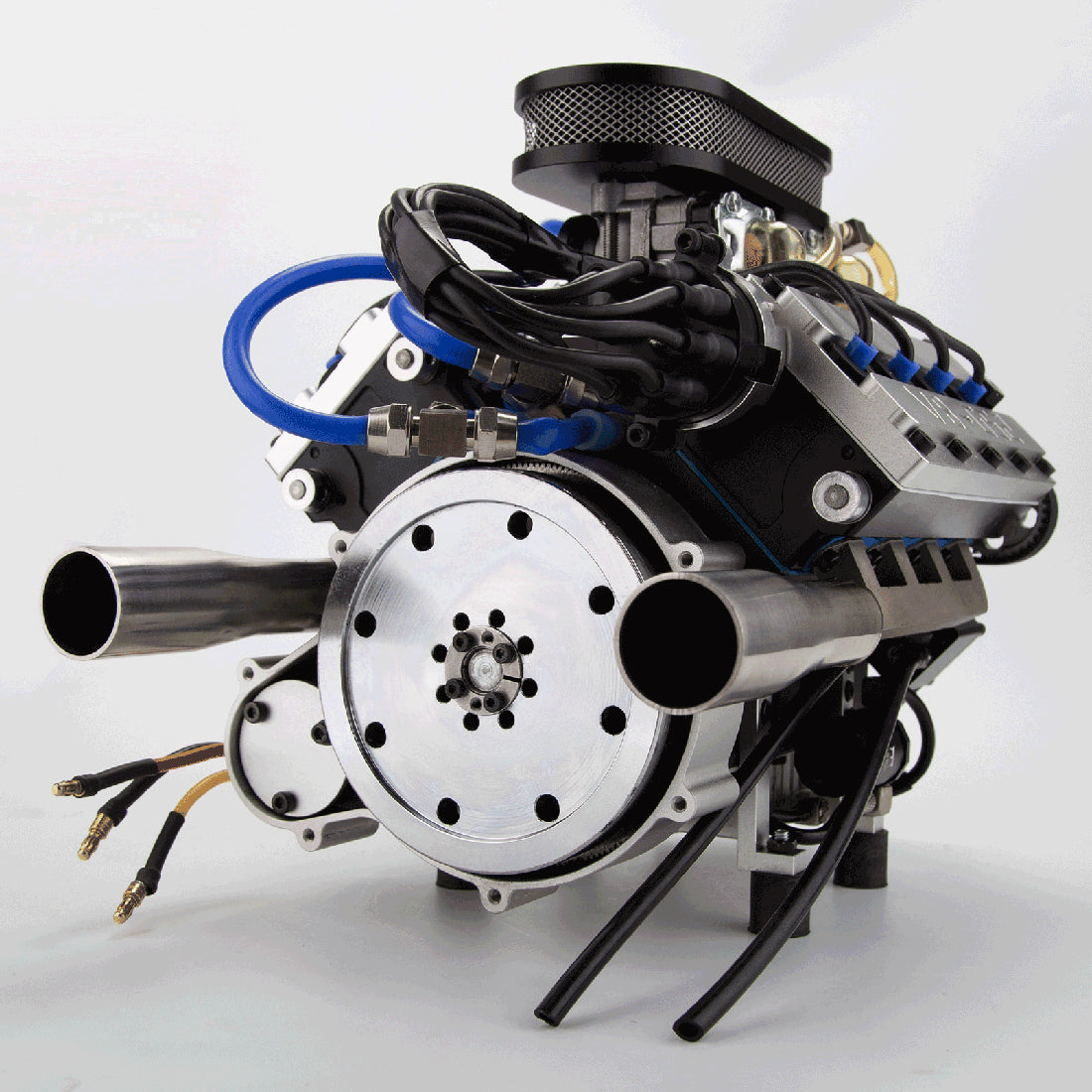 ENJOMOR V8 GS-V8 78CC DOHC Gasoline Water-cooled V8 Engine That Works ...