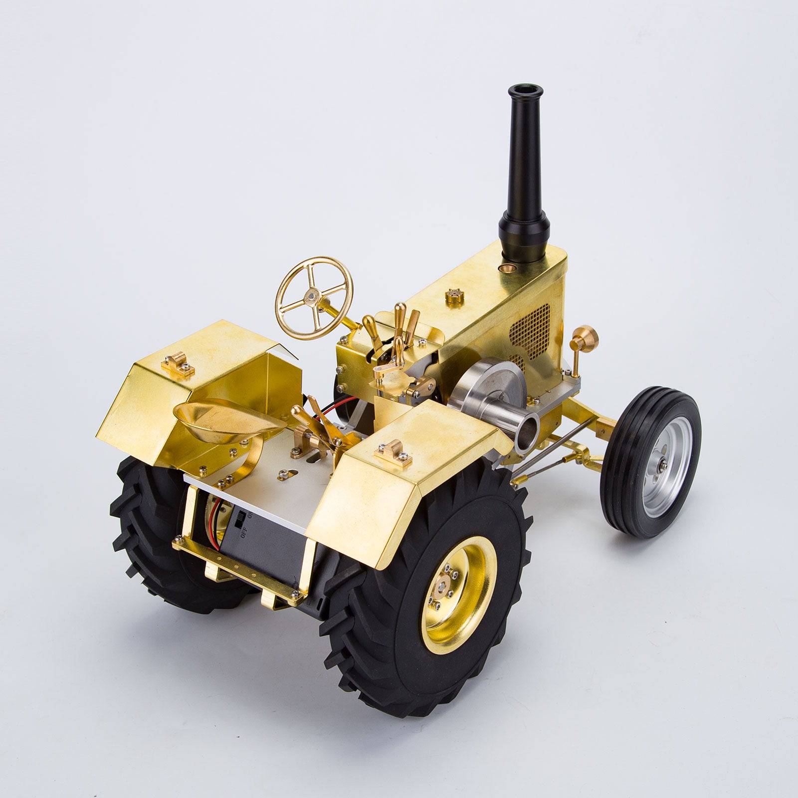 Gas-Powered Agricultural Farm Tractor Model with 1.6CC Mini Horizontal ...