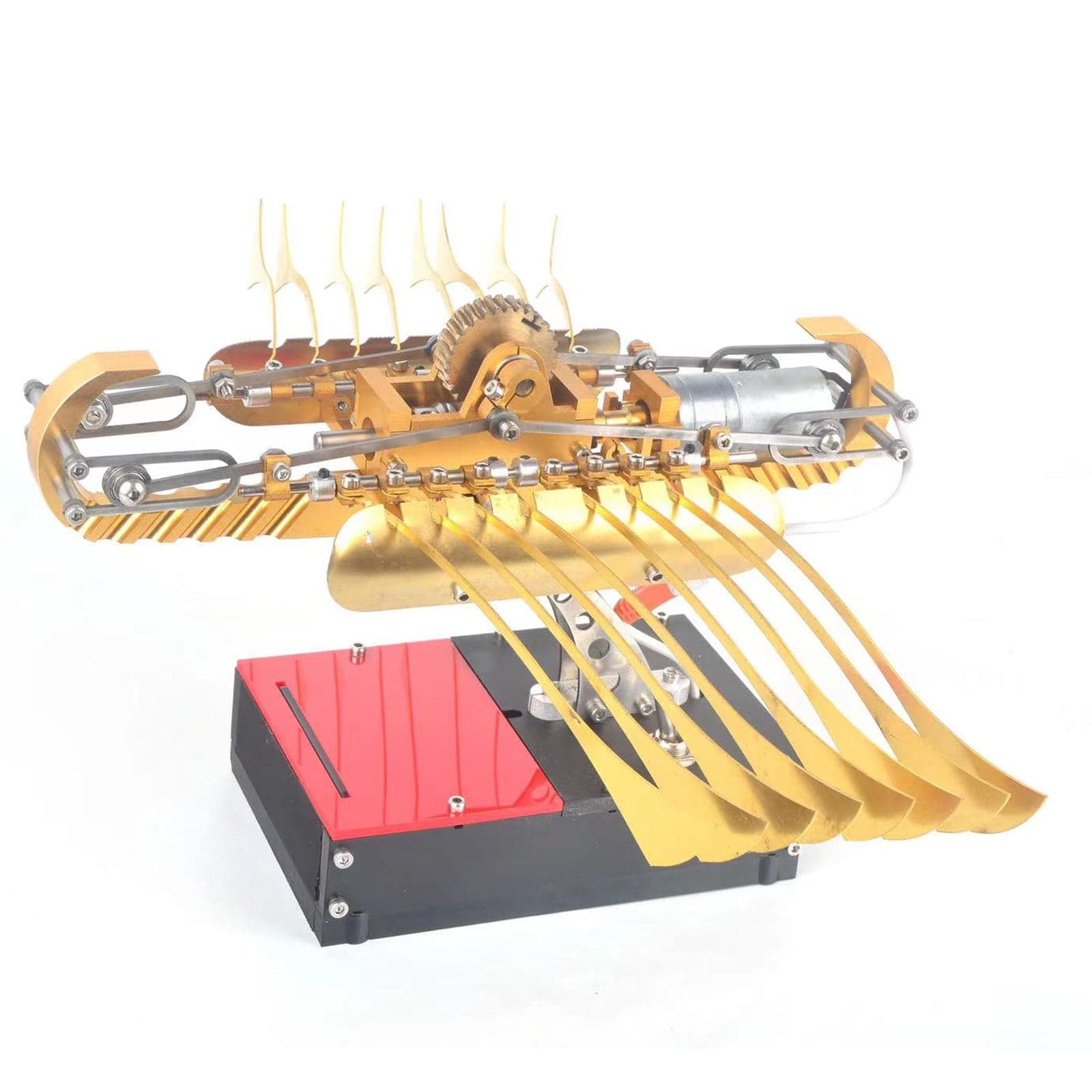 Gear Drive Vintage Mechanical Metal Ocean Ark Model DIY Kit - Stirlingkit