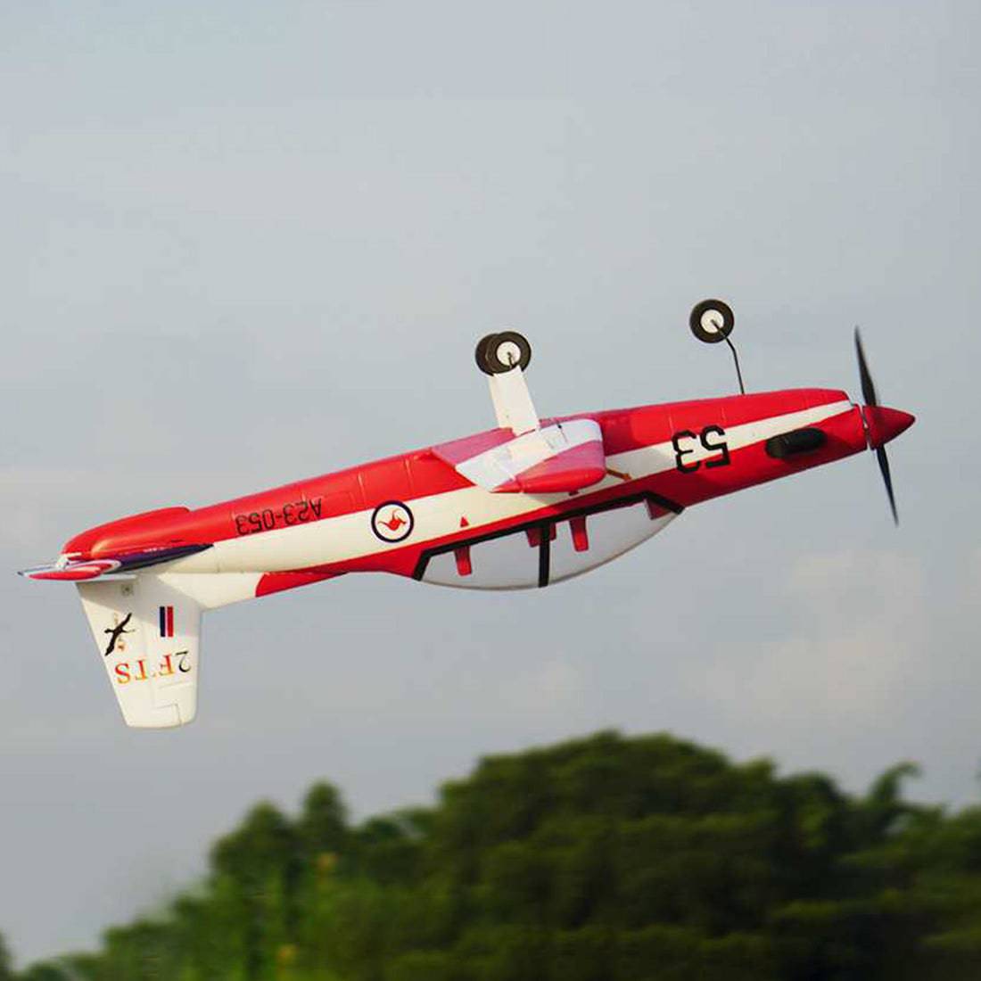 PC-9 SE 1200mm Wingspan RC Air Force Aircraft Airplane Trainer Plane ...