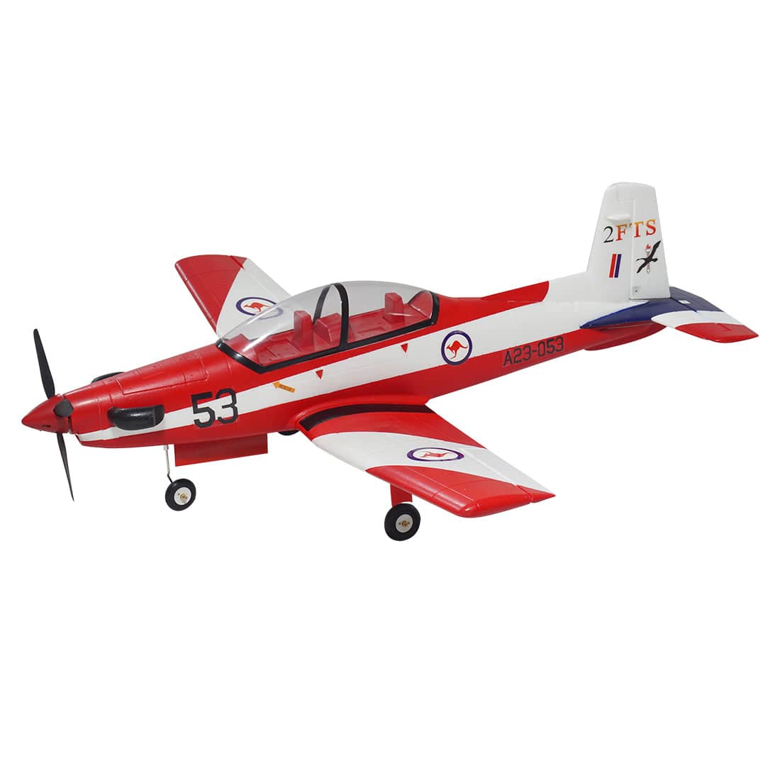 PC-9 V2 1200mm Wingspan Air Force Helicopter RC Airplane Trainer Plane ...